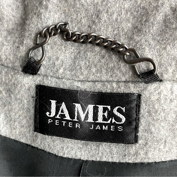 James Peter James | Jackets & Coats | James Peter James Grey Wool ...